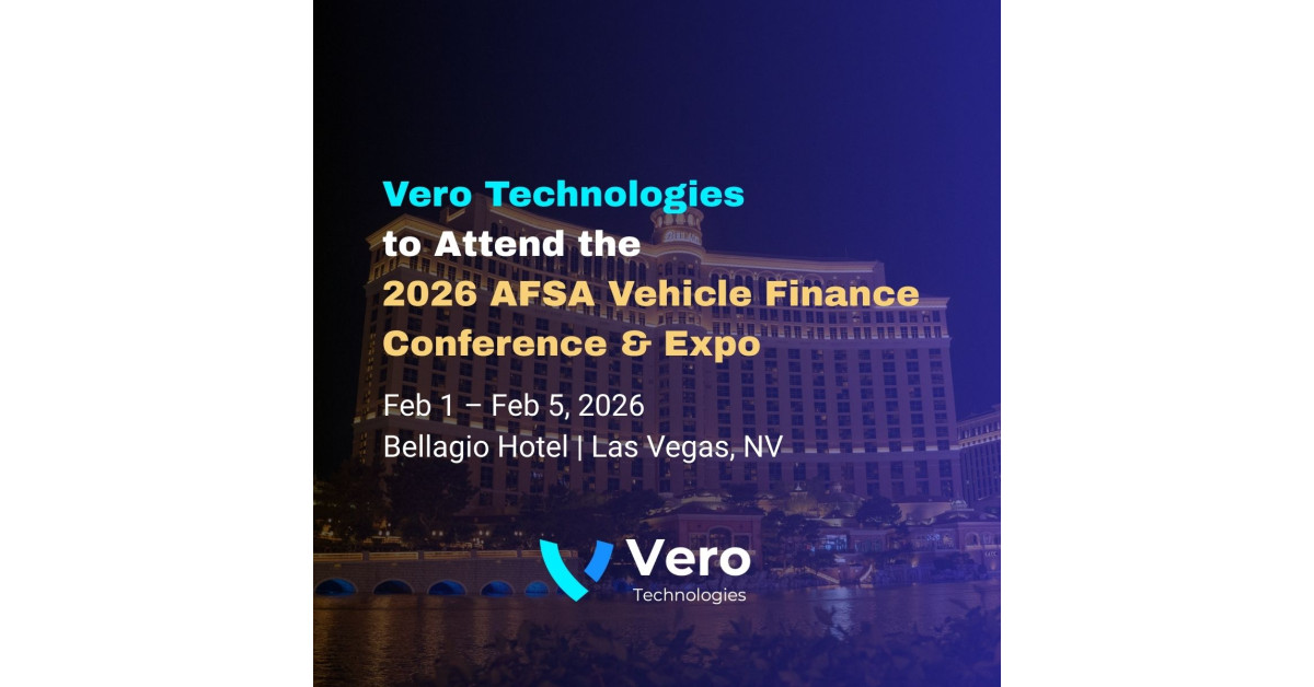 Vero To Attend 2026 AFSA Vehicle Finance Conference & Expo In Las Vegas ...