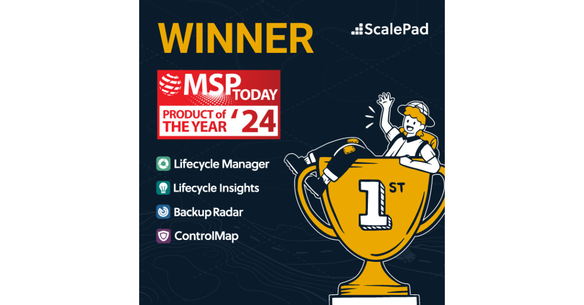 Four ScalePad Solutions Named Products of the Year for MSPs | Newswire