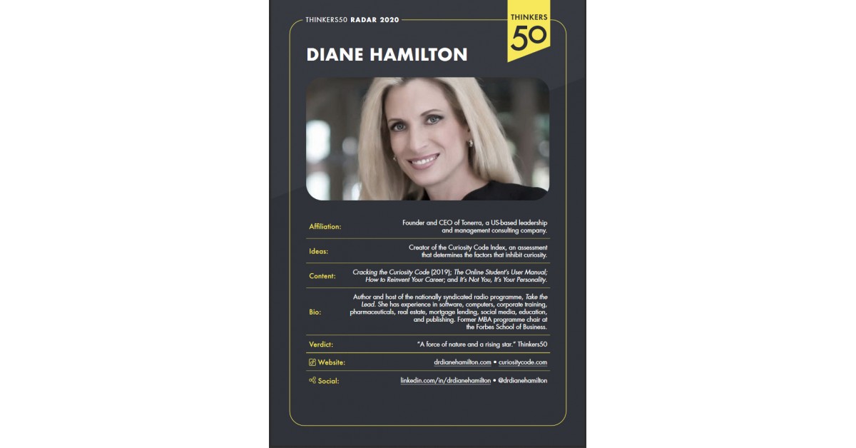 Arizona CEO Dr. Diane Hamilton Chosen for Thinkers50 Radar List of Top ...