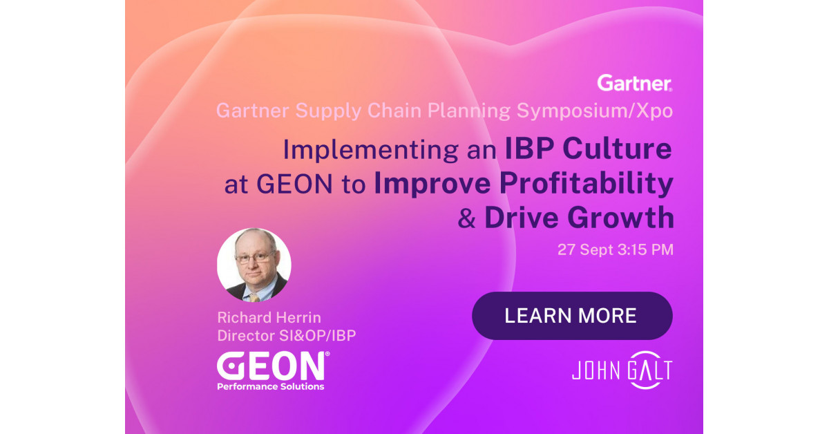 GEON Performance Solutions Shares the Journey to Implement an IBP ...