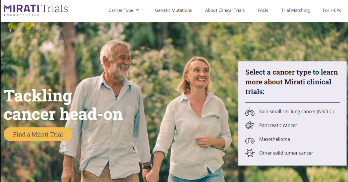 Carebox Announces Mirati Trials Website for Genetically Defined Cancers ...