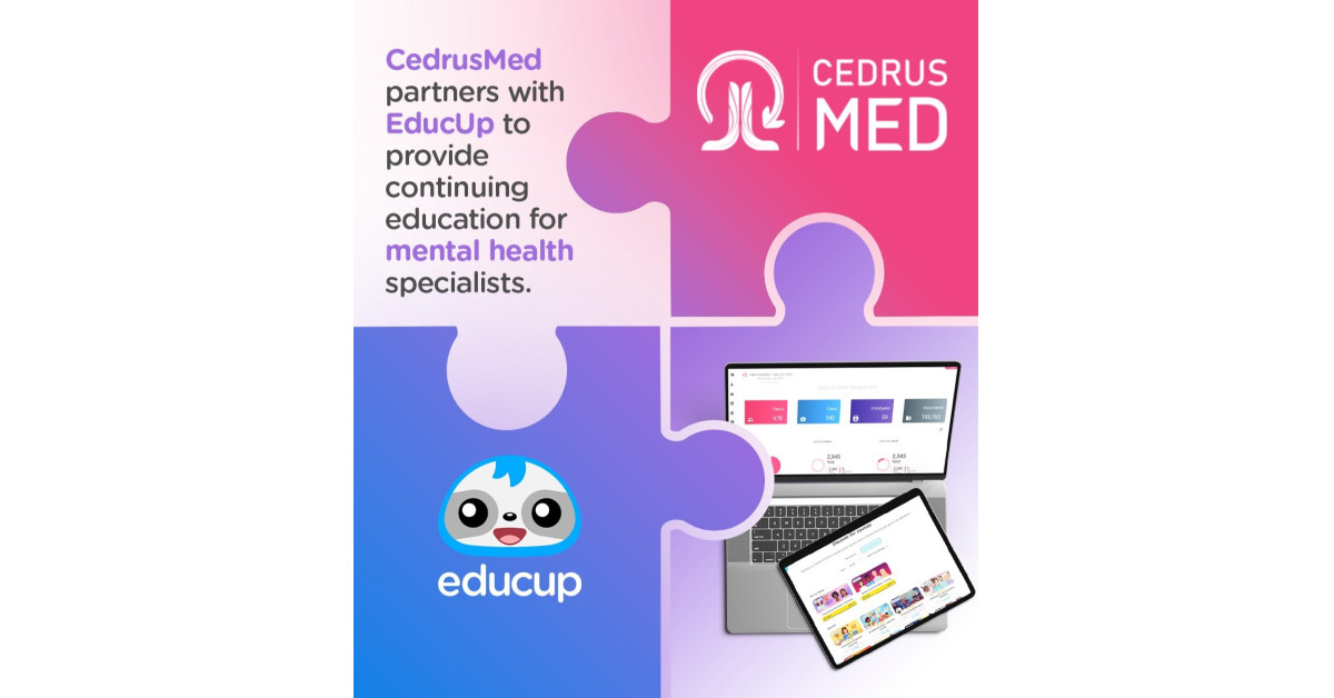 CedrusMed Partners With EducUp to Deliver Continuing Education for Mental Health Specialists ...