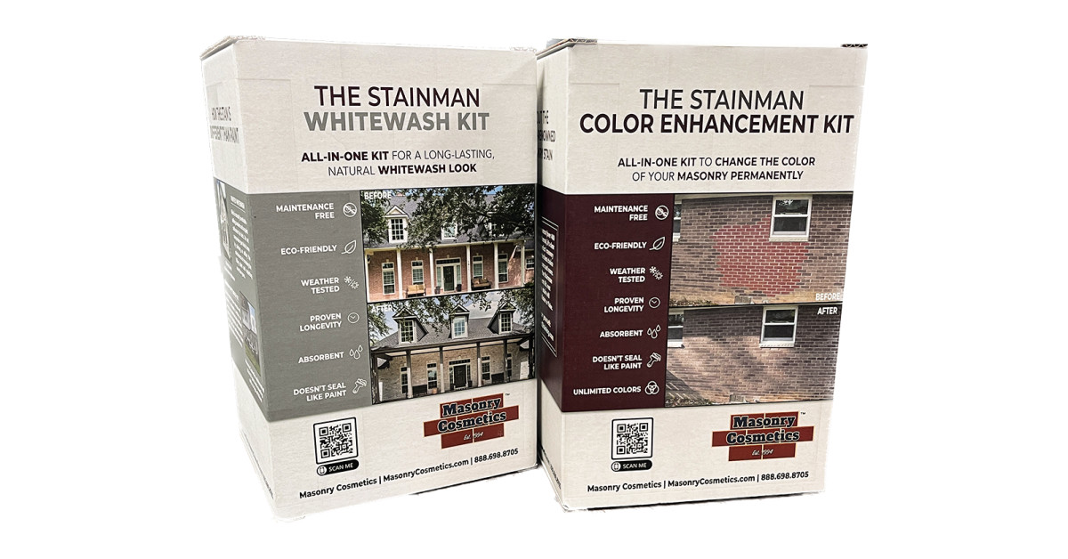 Masonry Cosmetics Announces New Line of DIY Brick Staining Kits: The ...