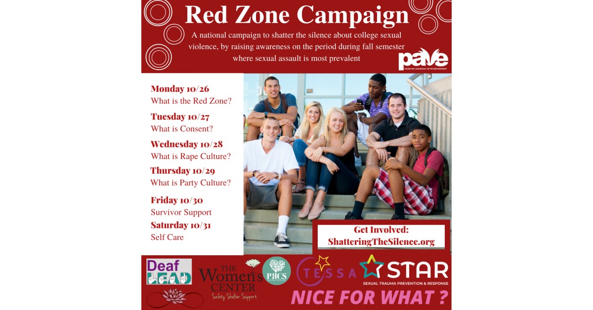 PAVE Launches Initiative Changing College Campus Culture: The Red Zone ...