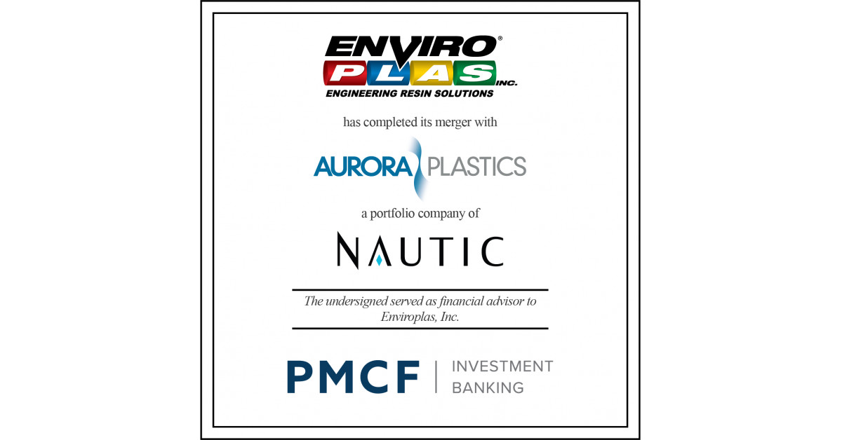 PMCF Advises Enviroplas on Its Merger With Aurora Plastics, a Portfolio ...