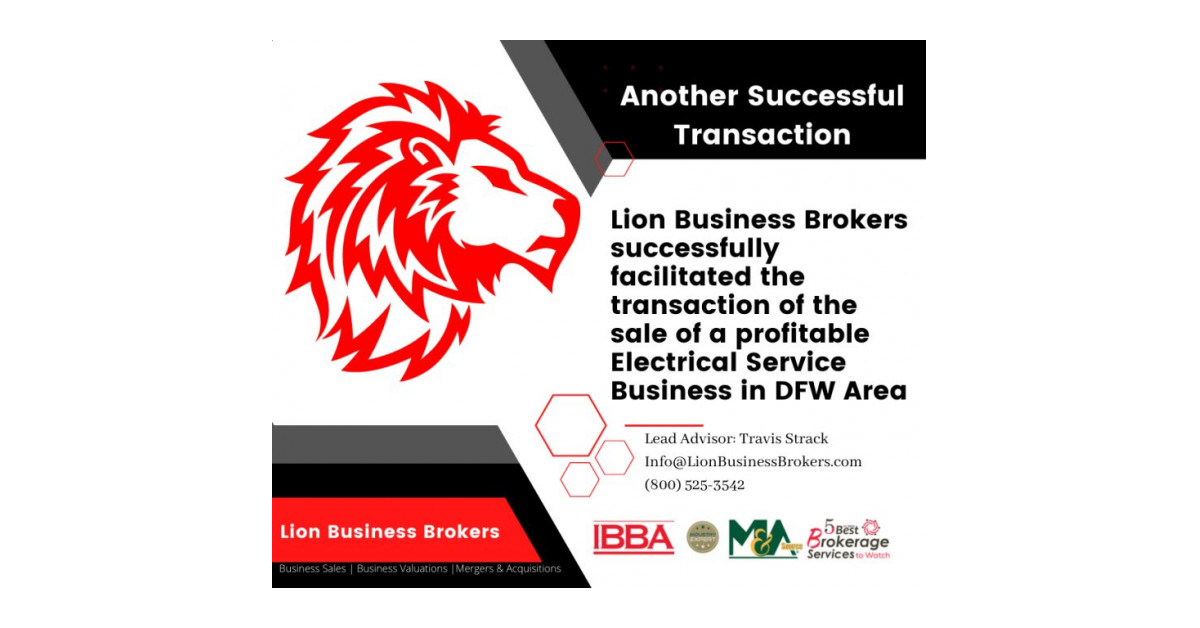 Lion Business Brokers Successfully Facilitated the Transaction of the ...