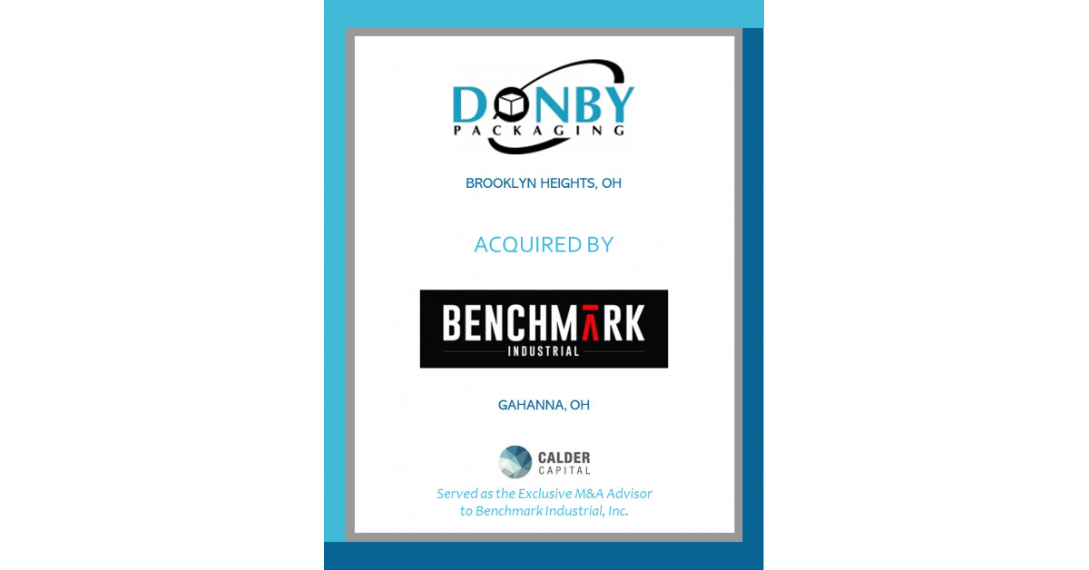 Benchmark Industrial Acquires Packaging Supplier Donby Packaging | Newswire