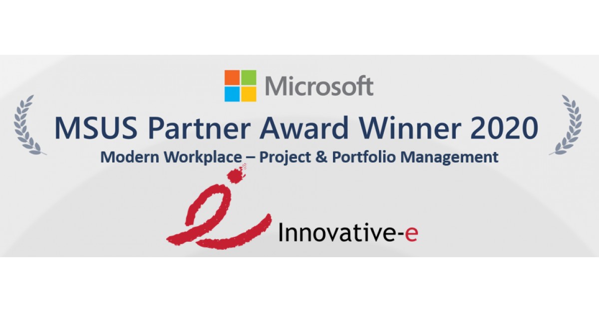 Innovative-e Announced as the 2020 Microsoft US (MSUS) Partner Award ...