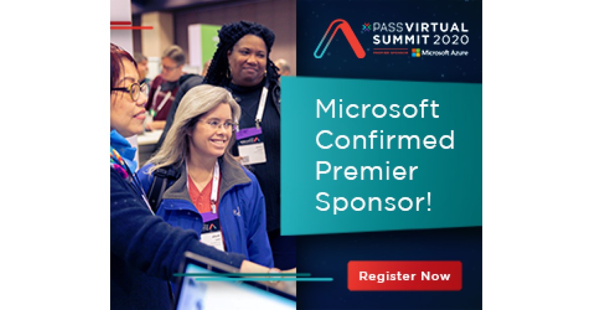 Microsoft Confirmed Premium Sponsor at PASS Virtual Summit 2020 | Newswire