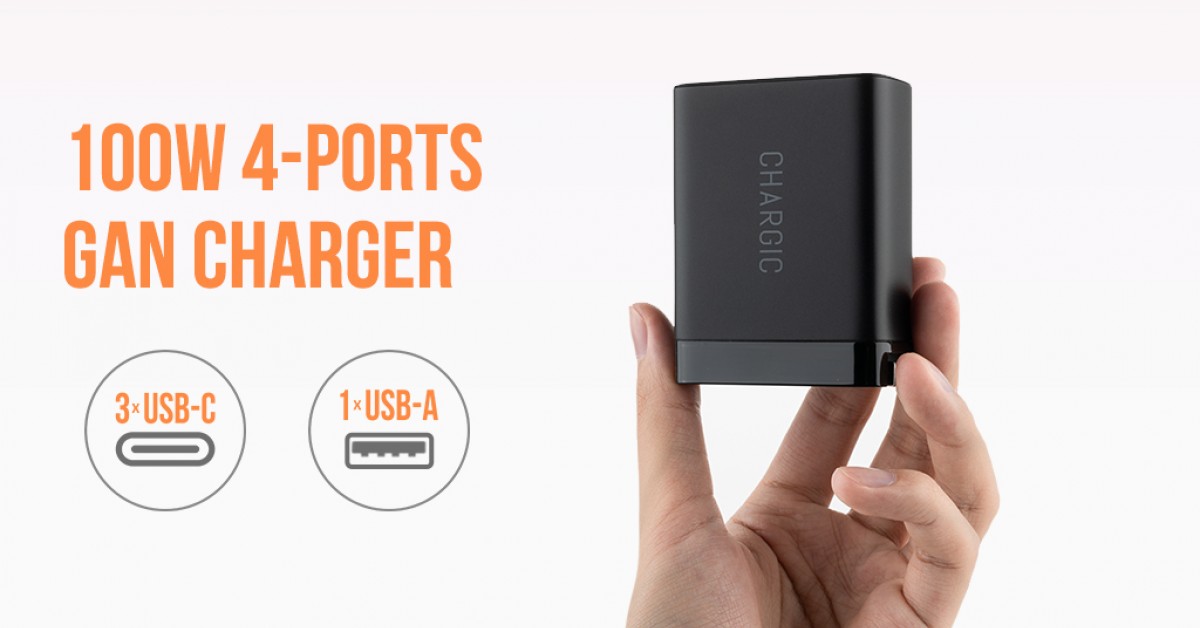 CHARGIC - the Smallest, Most Powerful 100W GaN Charger Announces Launch ...