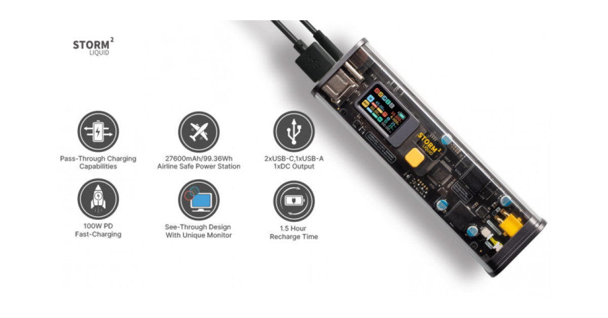 STORM 2 - The Ultimate EDC Power Bank for Digital Nomads Announces ...