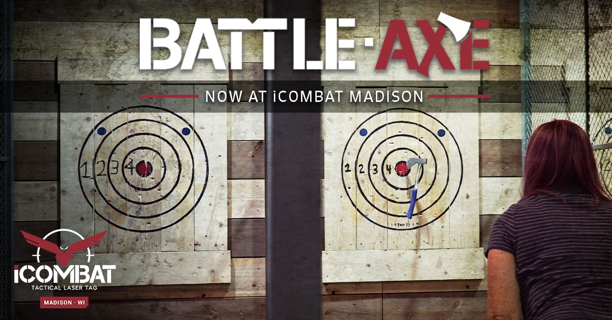 iCOMBAT Madison Adds Battle-Axe Dane County's Premier Axe Throwing ...