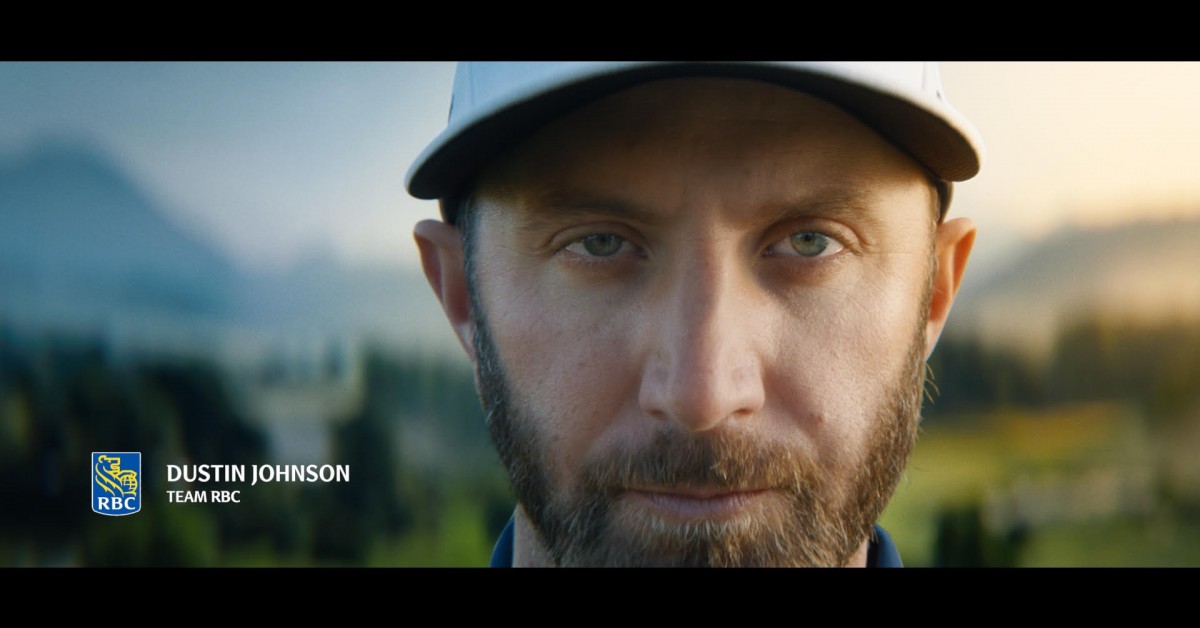 Golf is Back: Dustin Johnson Tees Off in New Campaign for RBC Created ...