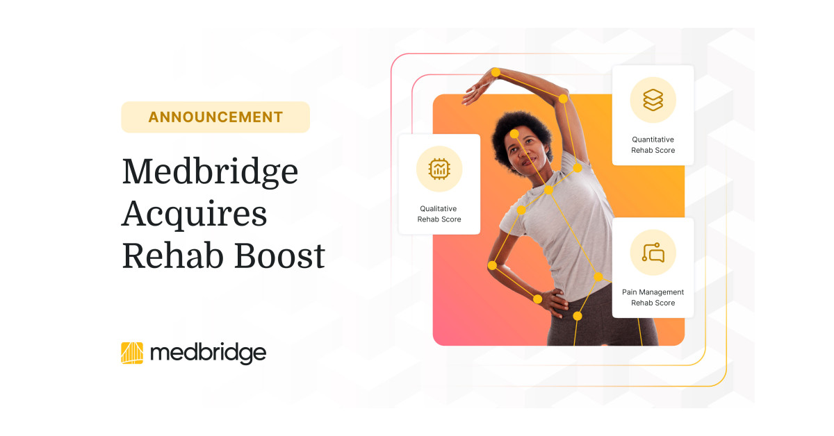 Medbridge Acquires Rehab Boost, Launches Medbridge Motion Capture as ...