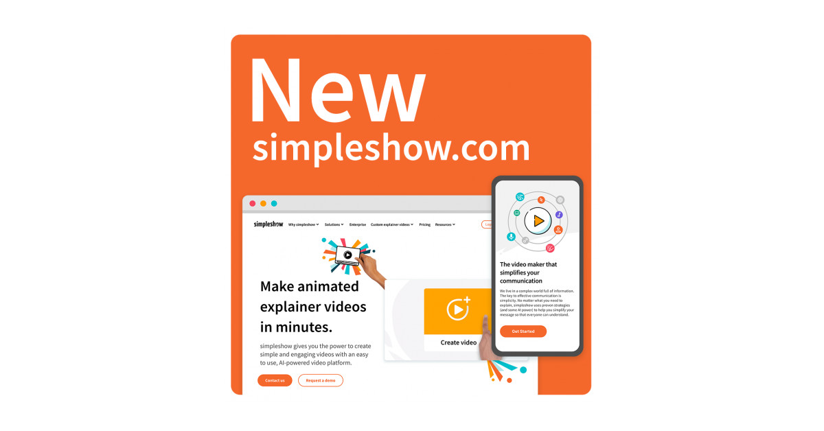 To reflect its growing platform, simpleshow launches new website | Newswire