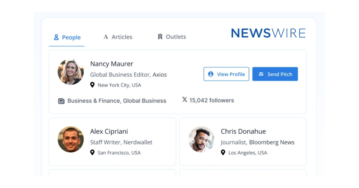 Newswire's Media Database Helps Companies Connect with the Right ...