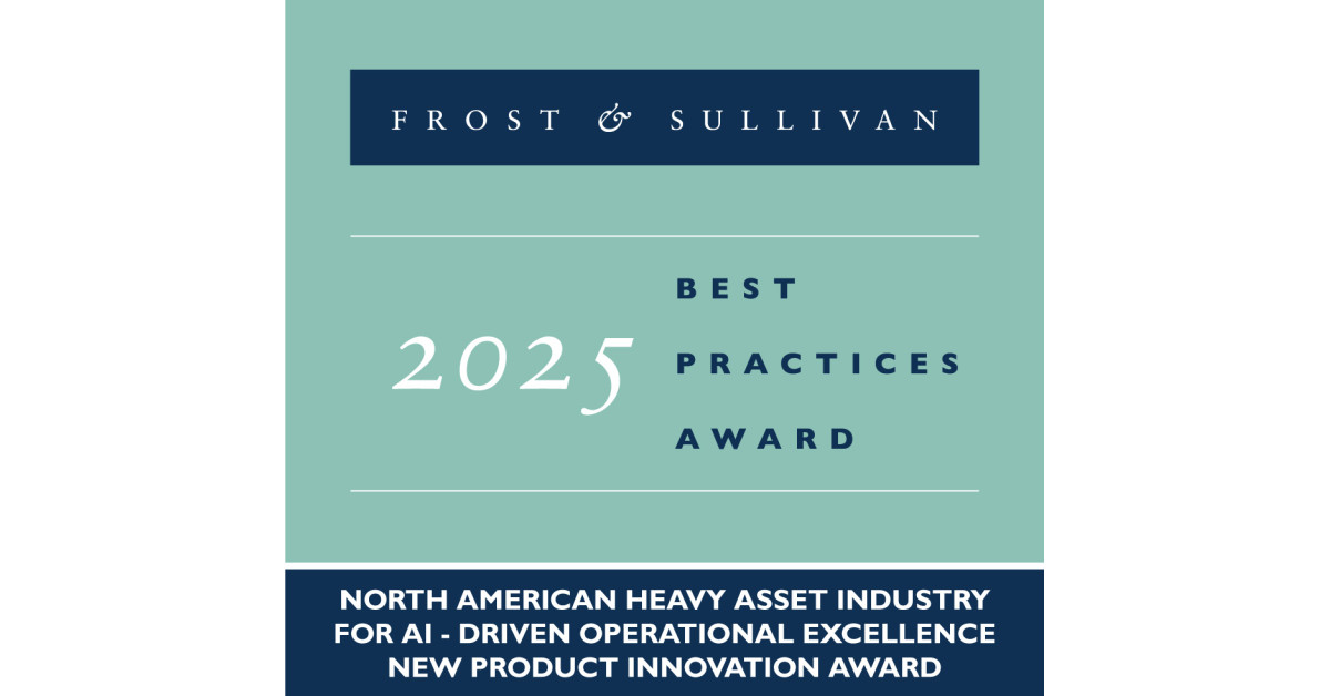 UptimeAI Wins Frost & Sullivan's 2025 North American New Product Innovation Award | Newswire