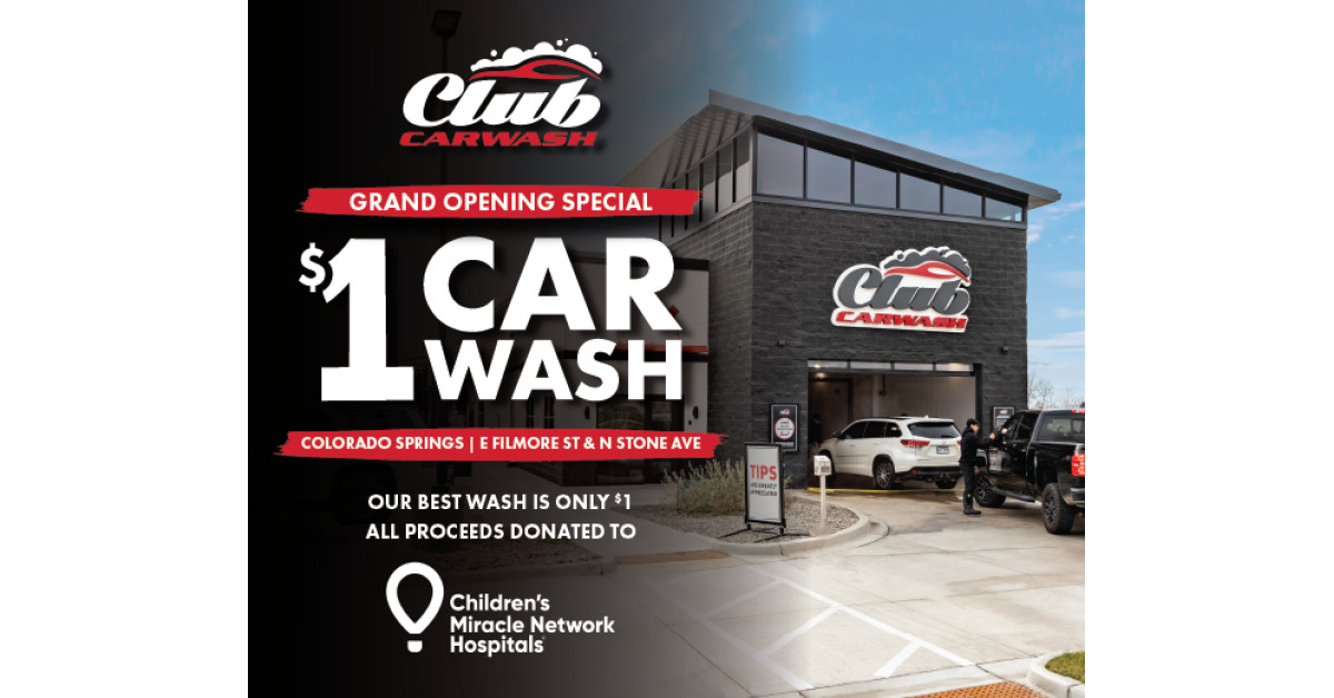 Club Car Wash Launches New Site in Colorado Springs to Support CMN ...