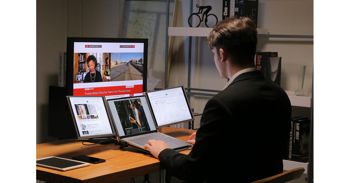 ACEELE: World First 4K Smart Portable Quad Monitor | Newswire