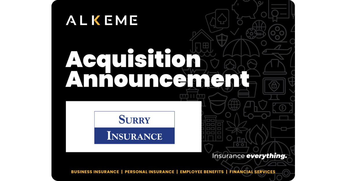 ALKEME Acquires Surry Insurance, Expanding Reach in Southeast | Newswire