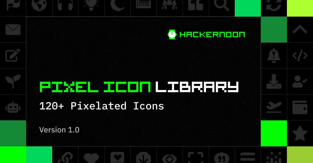 HackerNoon Publishes Pixel Icon Library as Open Source Repo on GitHub and to the Figma Community ...