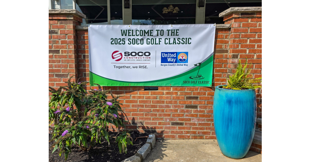 SOCO Construction Raises $30,000 for Bergen County's United Way | Newswire