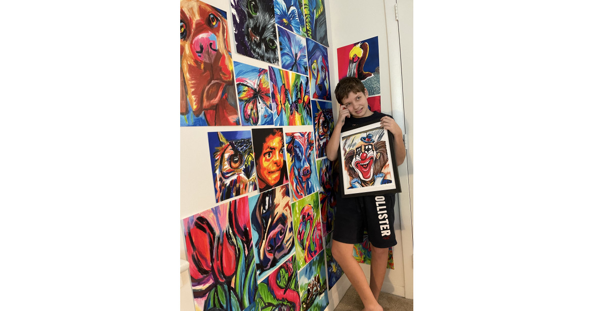 Gifted Serbian Artist Viktor Bevanda, 12, Proves Autism No Match for ...