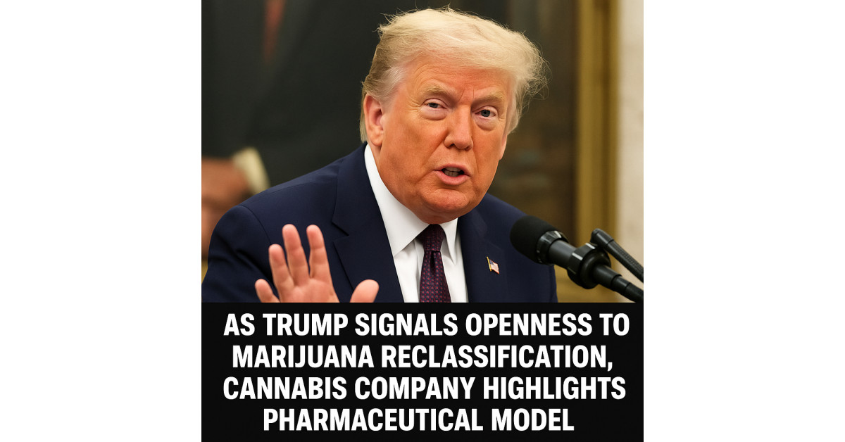 President Trump Signals Openness to Medical Cannabis-MMJ BioPharma ...