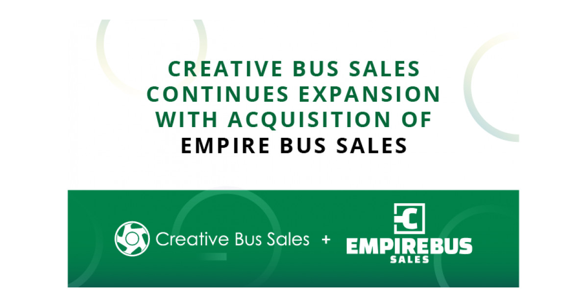 Creative Bus Sales Acquires Empire Bus Sales | Newswire