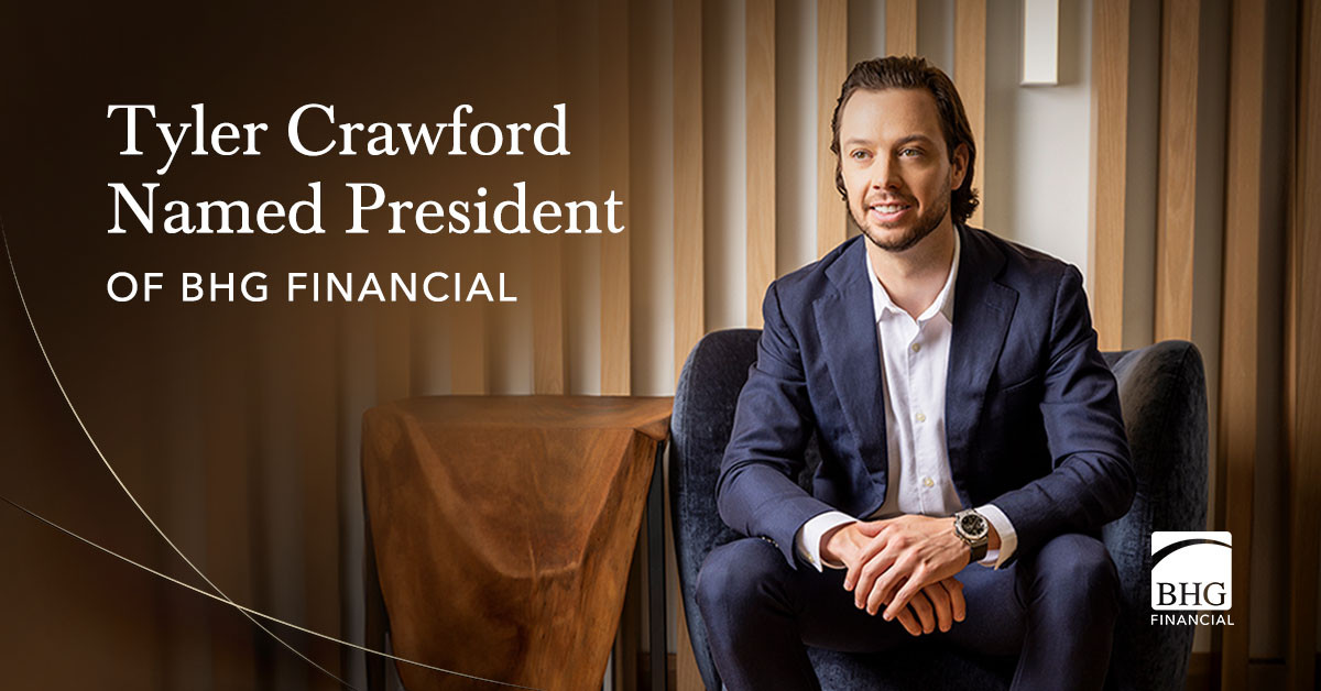 BHG Financial Announces Promotion of Tyler Crawford to President | Newswire