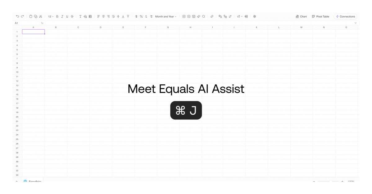 Equals Launches the First Native AI Assistant for Spreadsheets | Newswire