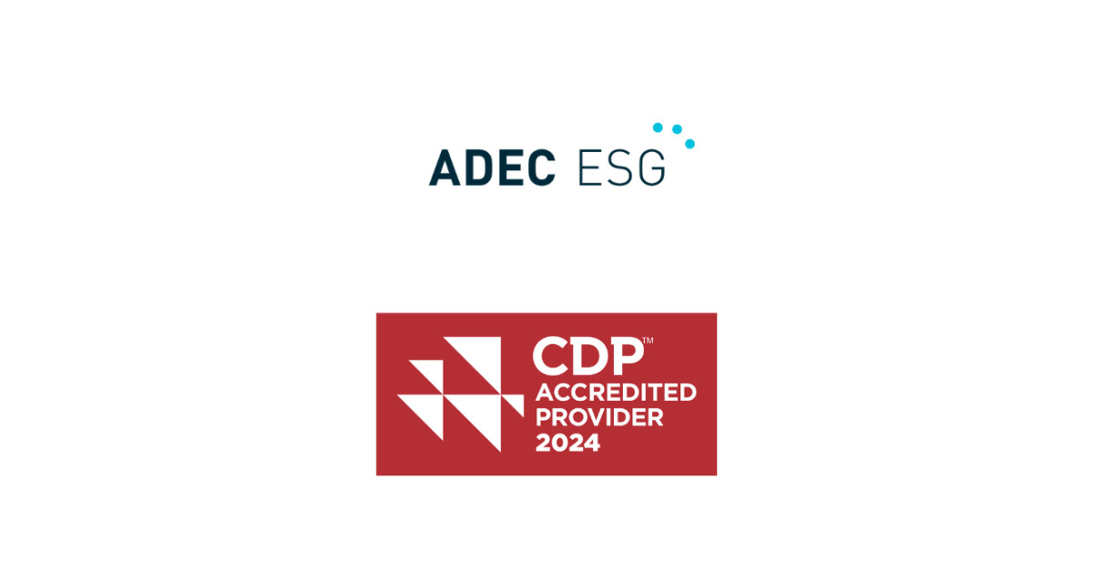 ADEC ESG Rejoins CDP as an Accredited Solutions Provider for Third ...