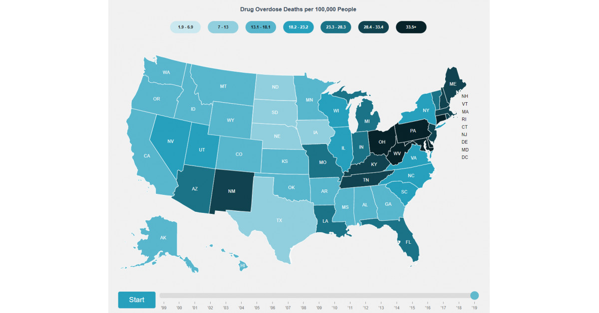 RehabAid's Interactive Map Reveals the Extent of America's Rising Drug ...
