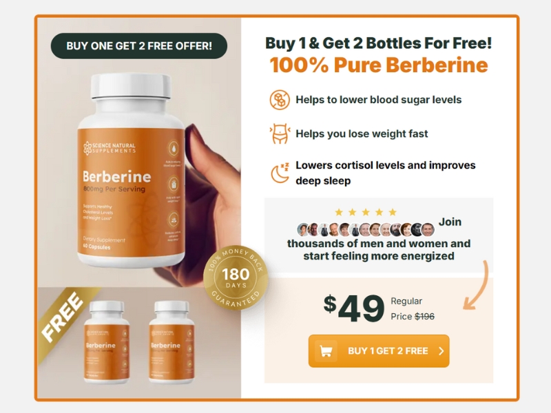 Science Natural Supplements Berberine: Best 2025 Brand on the Market ...