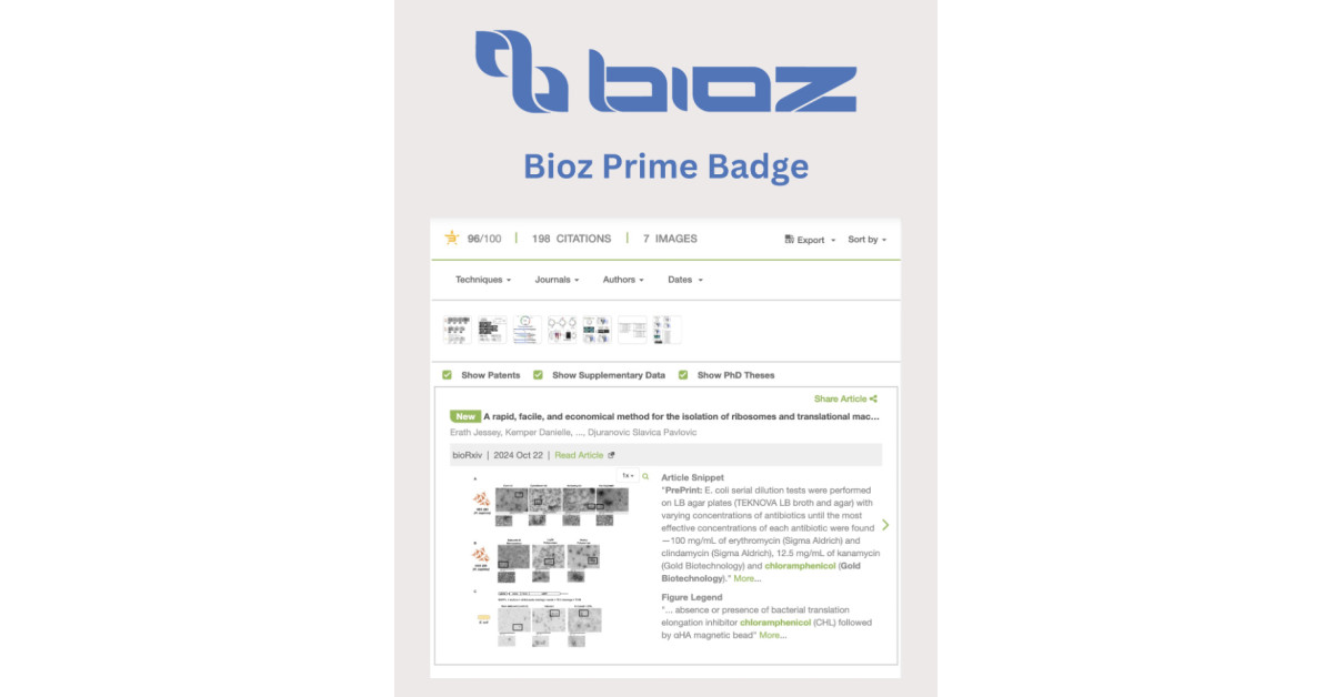 Gold Biotechnology Enhances Visibility and Engagement Through Bioz ...