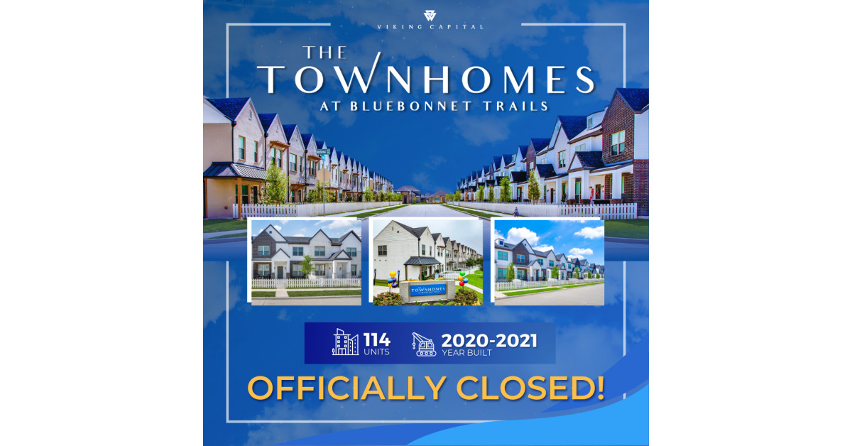 Viking Capital Announces Closing of Latest 114 Townhome Acquisition in ...