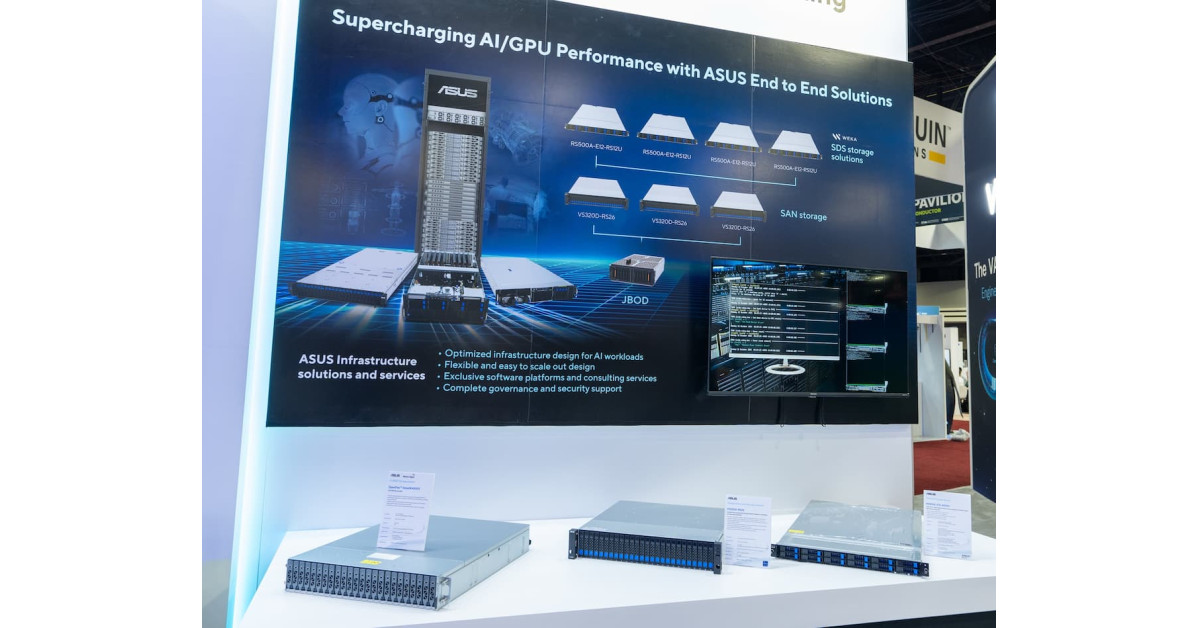 ASUS Presents All-New Storage-Server Solutions to Unleash AI Potential ...