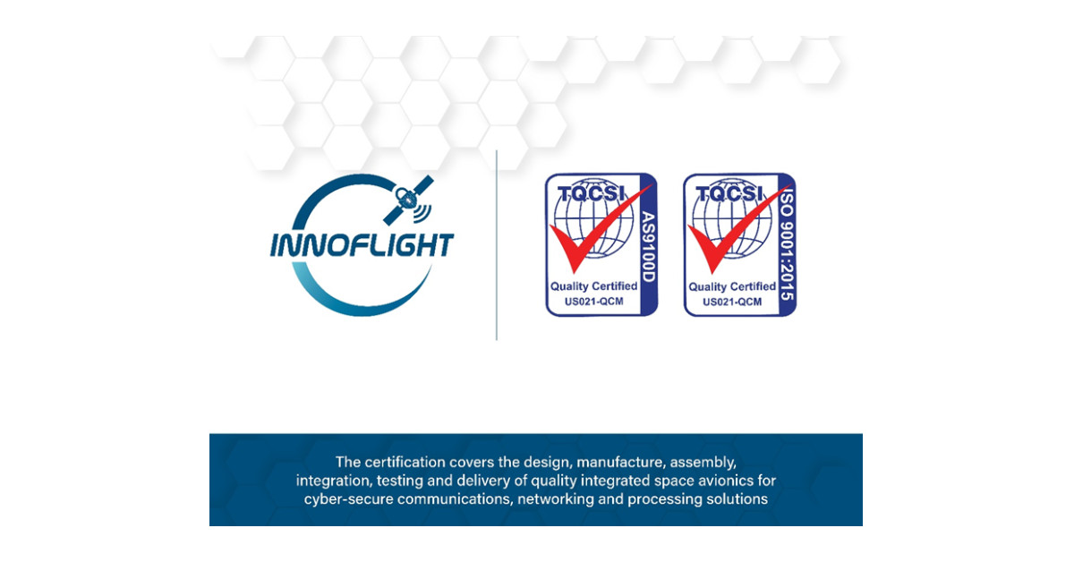Innoflight Achieves AS9100D Certification | Newswire
