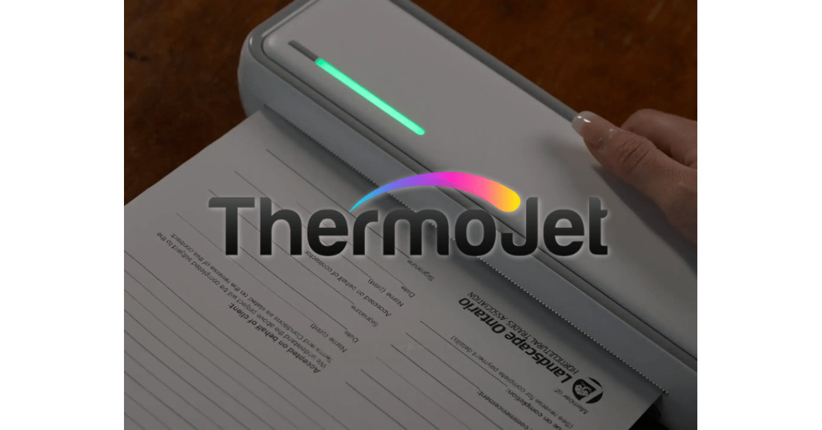 Thermo Jet Printer Introduces a Portable Inkless Printing Option for On ...