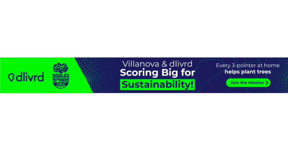 dlivrd Teams Up With Villanova Athletics to Grow a Greener Future ...