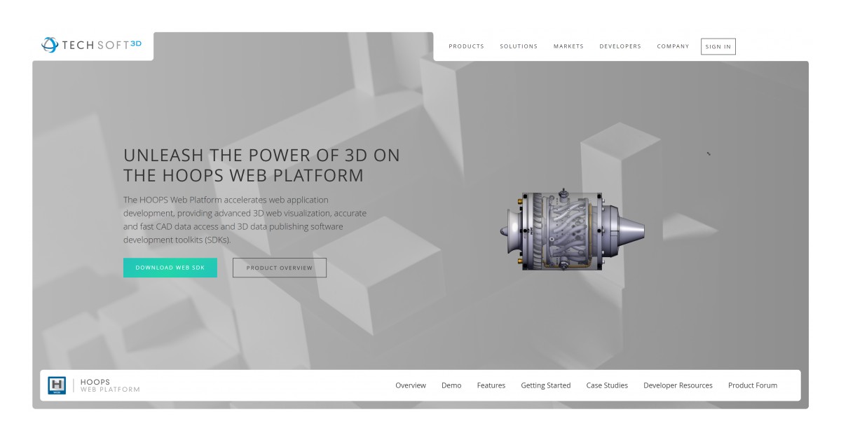 Tech Soft 3D Announces a New HOOPS Web Platform Evaluation Experience ...