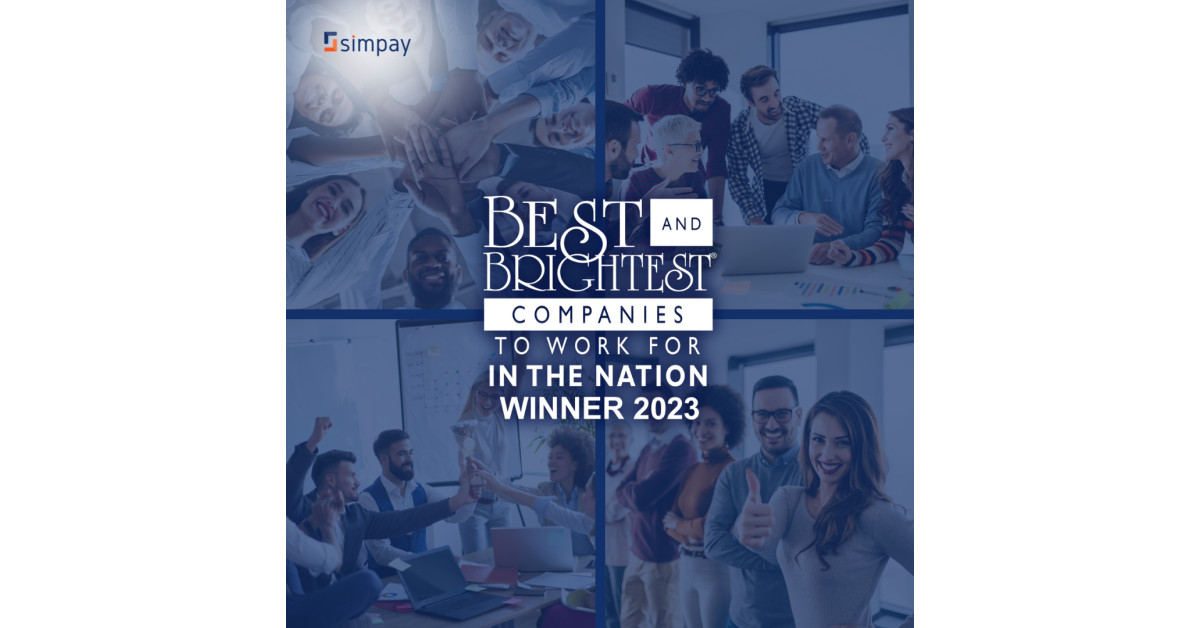 Simpay Named to 2023 List of Best and Brightest Companies to Work For ...