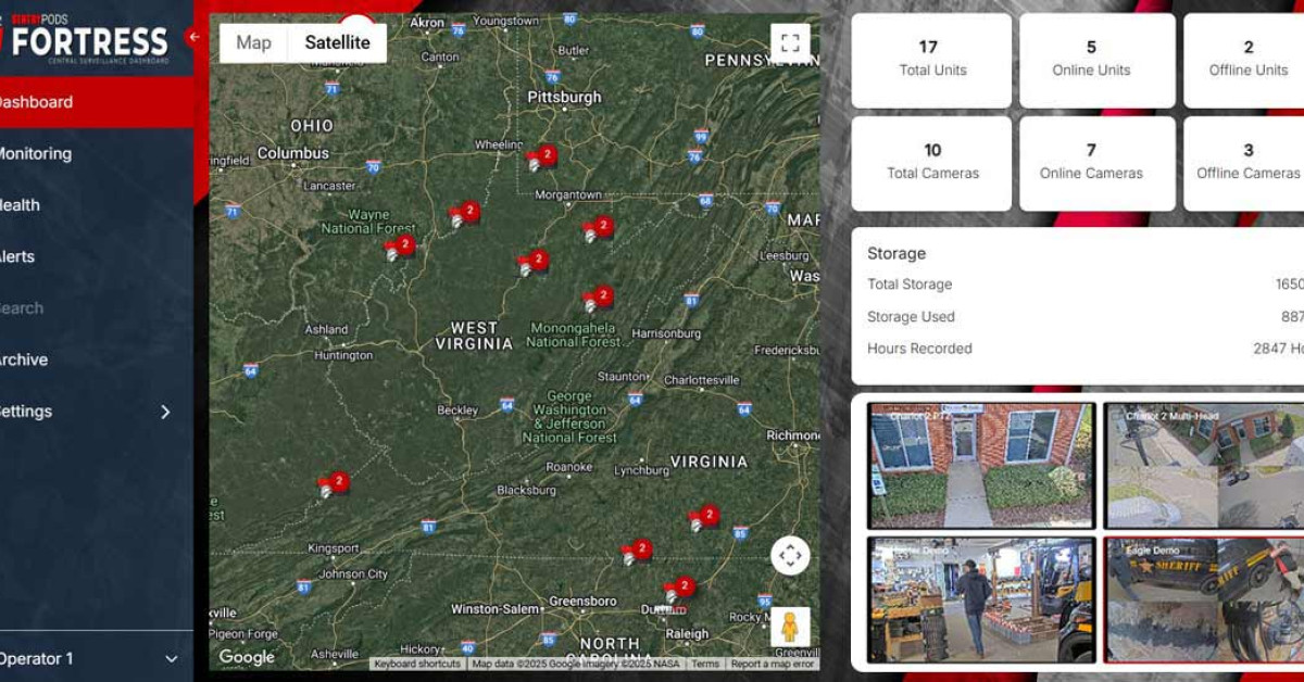 SentryPODS' Fortress - a Breakthrough Cloud-Based Surveillance Monitoring Portal | Newswire