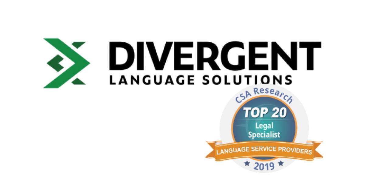 Divergent Language Solutions Recognized as Top Language Service Provider Specialized in Legal ...
