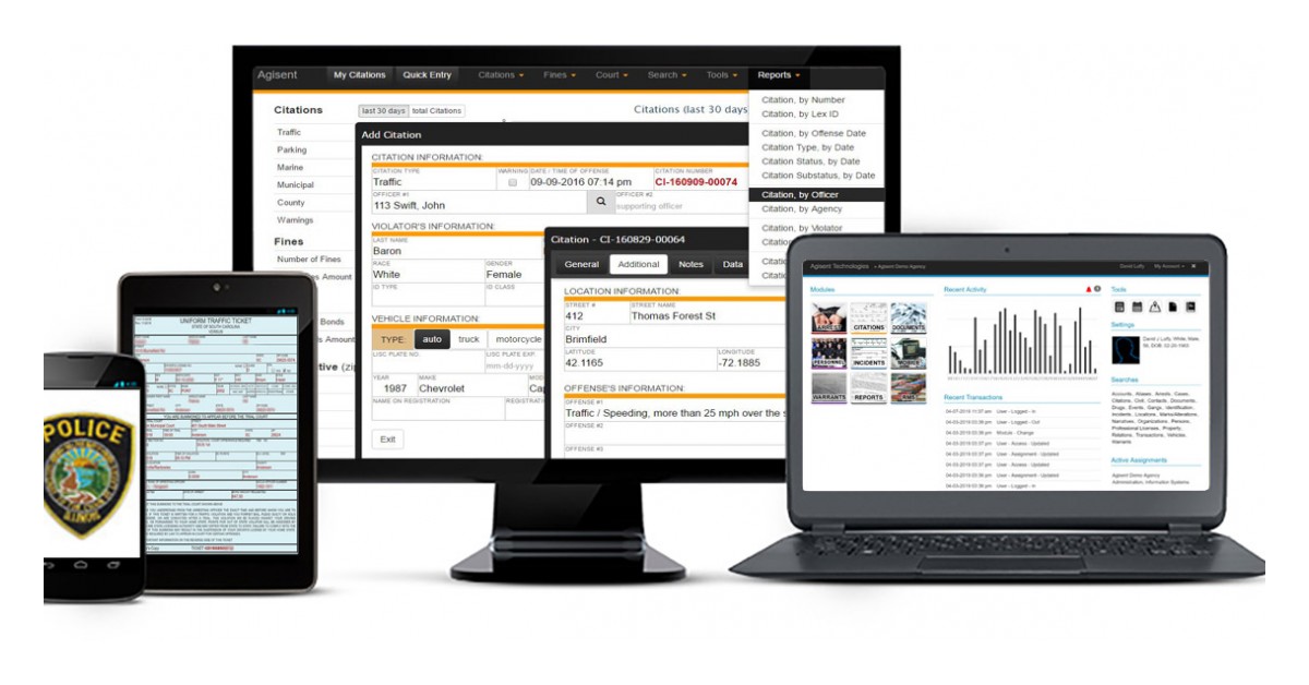 Agisent Technologies Releases RMS ONE for Small Law Enforcement ...