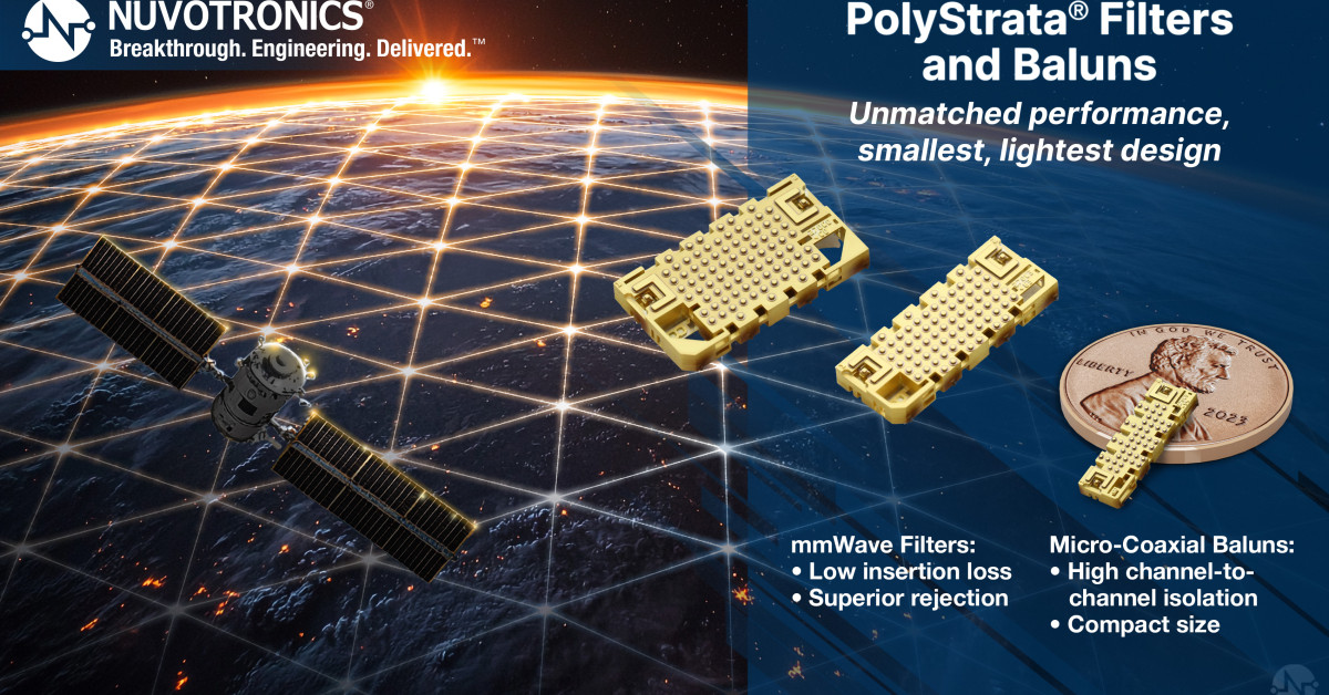 Nuvotronics Selected by MDA Space as Part of MDA AURORA(TM) Supply Chain | Newswire