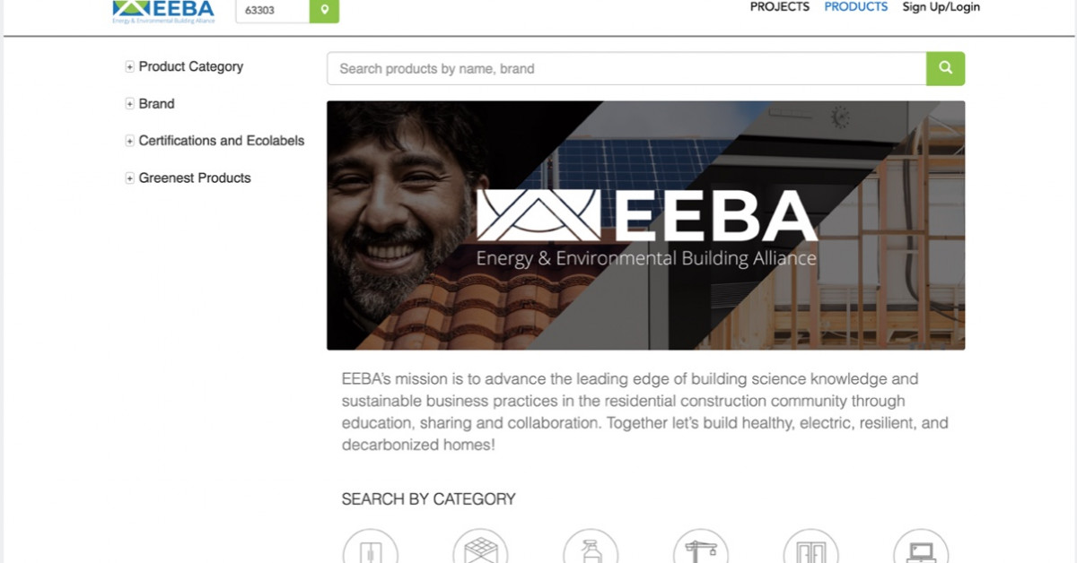 EEBA Launches Residential Sustainable Products Database in Partnership ...