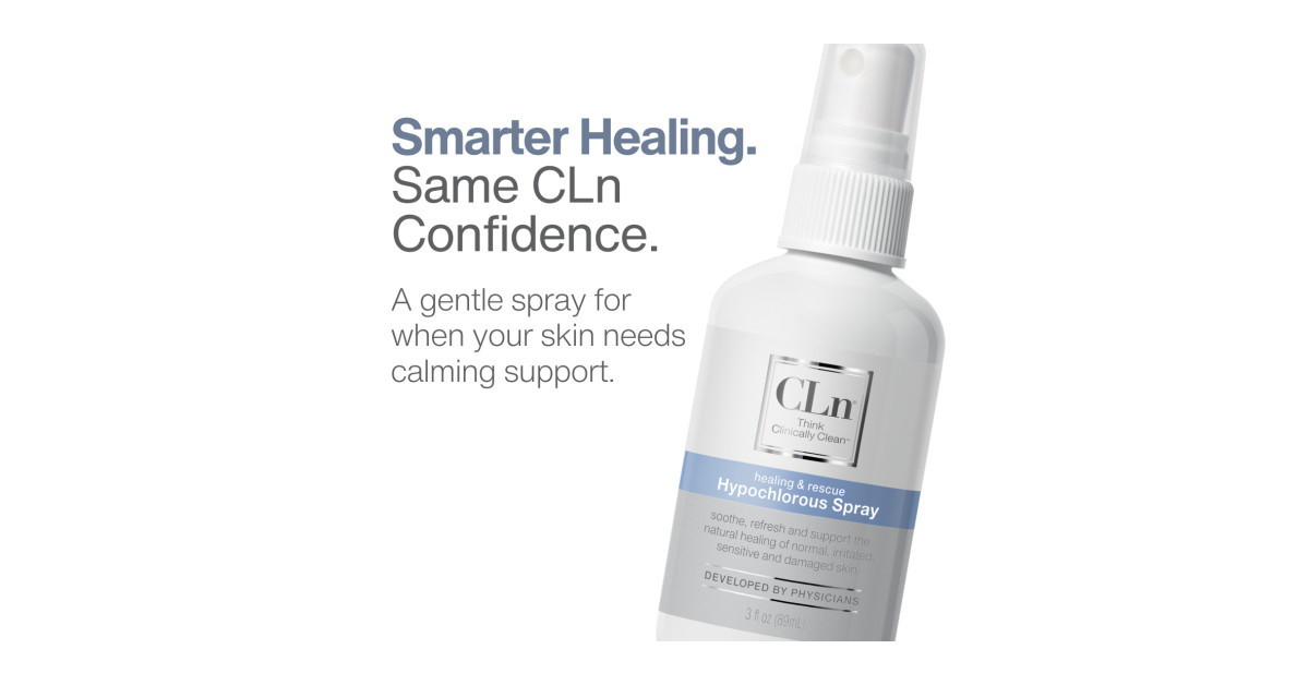 CLn Skin Care Launches FDA-Cleared Hypochlorous Spray for Sensitive and ...