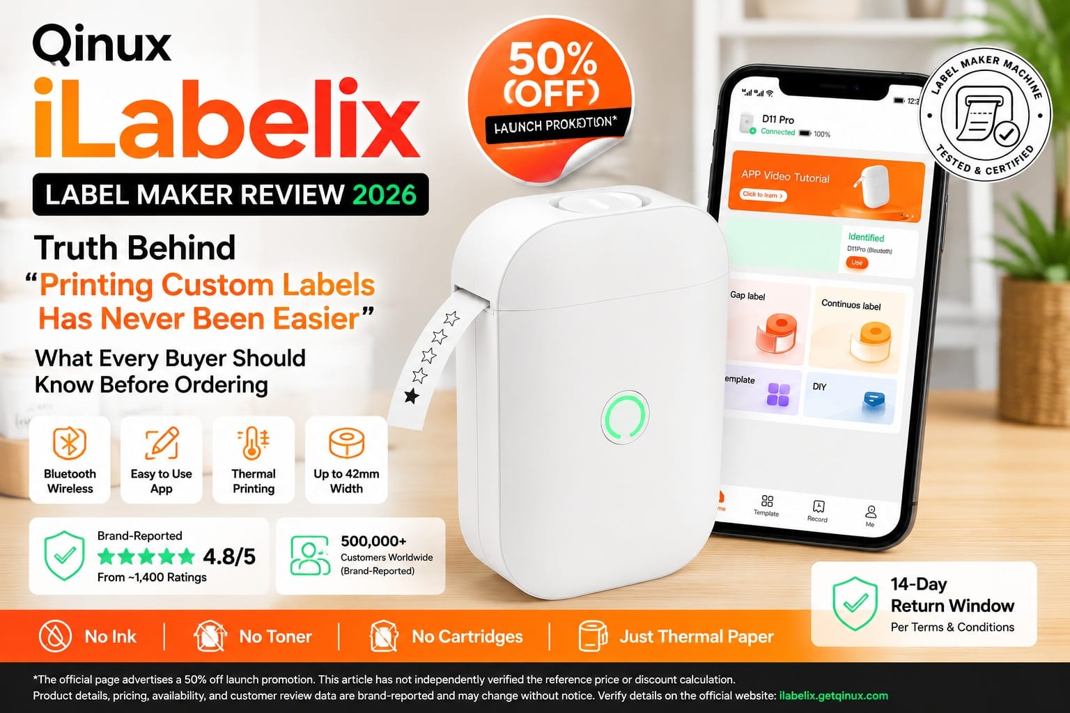Qinux iLabelix Label Maker Review 2026 Explores Why Shoppers are ...