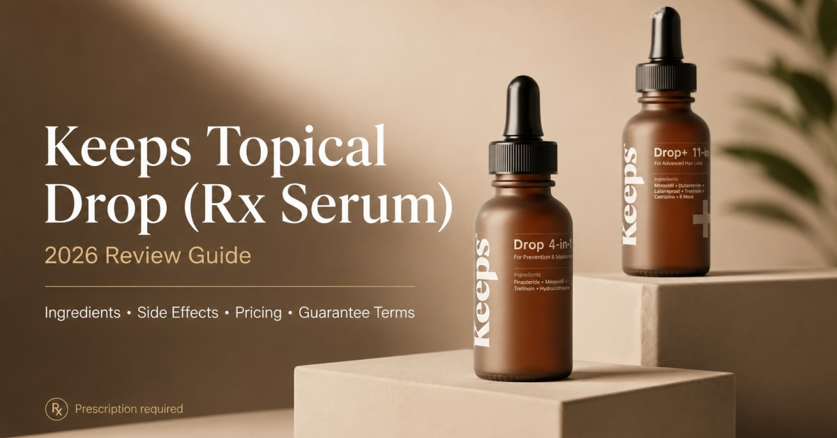 Keeps Topical Drop (Rx Serum) Review 2026: Ingredients, Cost, Side ...